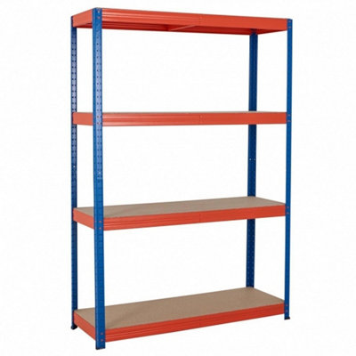 SGS 4 TIER GARAGE SHELVING RACKING STORAGE, HEAVY DUTY 500KG MAX ...