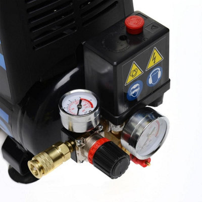 SGS 6 LITRE PORTABLE AIR COMPRESSOR, OIL FREE 1.5HP 5.7CFM 115PSI ...