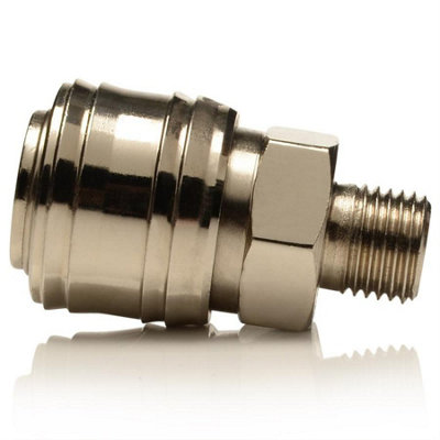 SGS Air Hose Coupler Connector - Female QRC to 1/4 BSPM For Air Compressor