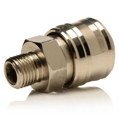 SGS Air Hose Coupler Connector - Female QRC to 1/4 BSPM For Air Compressor