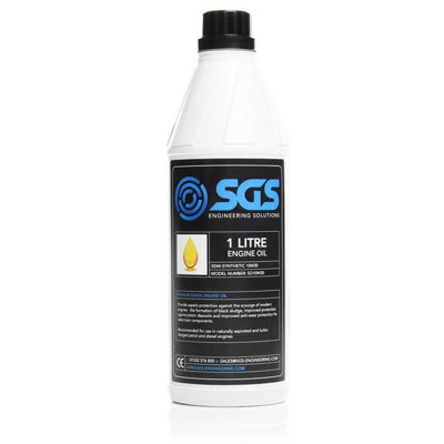 SGS Engine Oil Semi-Synthetic 10W30 Premium Grade Anti-Wear 4-Stroke ...