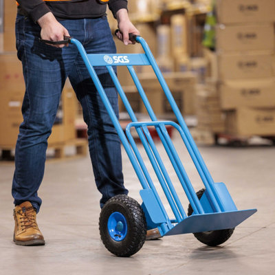 SGS Heavy Duty Pro Sack Truck Sturdy Steel 200kg Load, Comfort ...