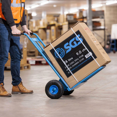 SGS Heavy Duty Pro Sack Truck Sturdy Steel 200kg Load, Comfort ...