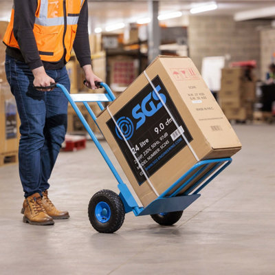SGS Heavy Duty Pro Sack Truck Sturdy Steel 200kg Load, Comfort ...