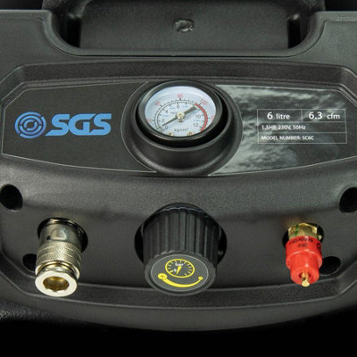 SGS Mighty Mini Air Compressor, Portable, Oil Free, Direct Drive 6.3CFM ...