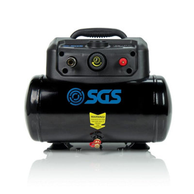 SGS Mighty Mini Air Compressor, Portable, Oil Free, Direct Drive 6.3CFM ...
