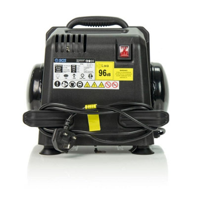 SGS Mighty Mini Air Compressor, Portable, Oil Free, Direct Drive 6.3CFM ...