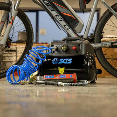 SGS Mighty Mini Air Compressor, Portable, Oil Free, Direct Drive 6.3CFM ...