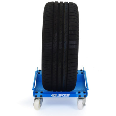 SGS Two Pro Wheel Dollies with Nylon Wheels For Moving Car - 450kg Per ...