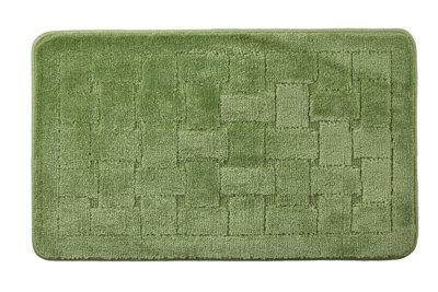 Shades Collection Bath Mat in Sage Green