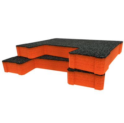 Shadow Foam DeWalt Deep Pro Organiser Foam Insert (Orange 50mm)