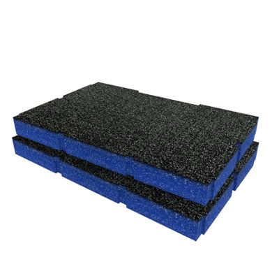 Shadow Foam DeWalt ToughSystem 2.0 Charger Box Foam Inserts (Blue 30mm)