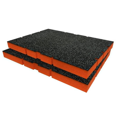 Shadow Foam DeWalt ToughSystem 2.0 DXL Drawer Foam Inserts (Orange 50mm)