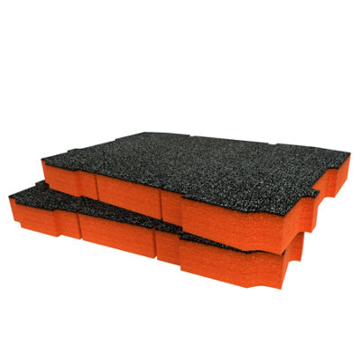 Shadow Foam DeWalt ToughSystem 2.0 Rolling Toolbox Foam Insert (Orange ...