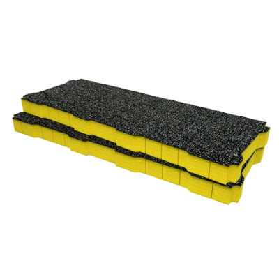 Shadow Foam Festool SYS3 XXL Foam Insert Cut and Peel Foam (Yellow 50mm)