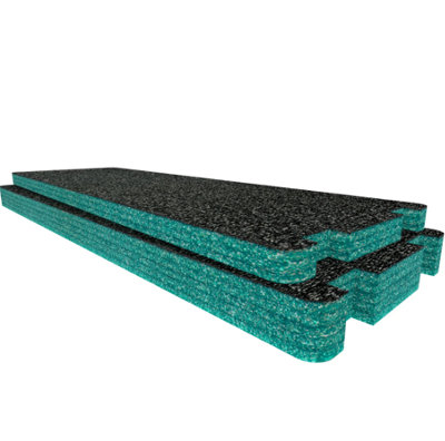 SHADOW FOAM HASTA LARGE WHEELED HARD CASE FOAM INSERT CUT AND PEEL FOAM ...
