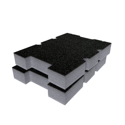 Shadow Foam Klein MODbox Component Box Half Width Foam Inserts (Grey 50mm)
