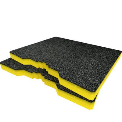 Shadow Foam Milwaukee Packout Crate Inserts Cut and Peel Foam (Yellow 30mm)