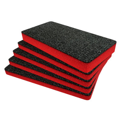 Shadow Foam Peli 1506 Foam Inserts Cut and Peel Foam Easy To Clean (Red ...