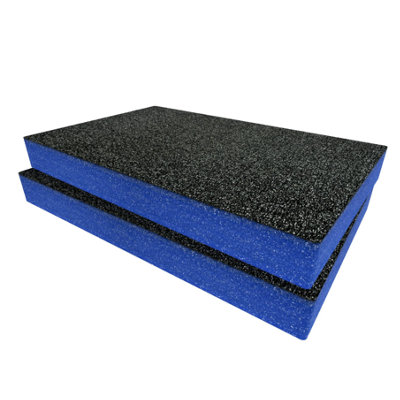 SHADOW FOAM QBRICK ONE TOOLBOX WITH 2 DRAWERS 2.0 FOAM INSERTS (BLUE 50MM)