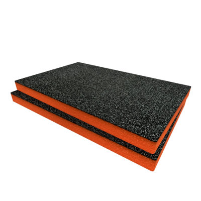 Shadow Foam QBRICK PRO Drawer 1 Toolbox 2.0 Foam Inserts (Orange 30mm)