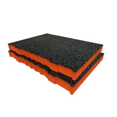 Shadow Foam QBRICK PRO Technicians Case 2.0 Foam Inserts (Orange 30mm)