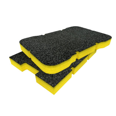 Shadow Foam Toughbuilt StackTech Compact Tool Box Foam Inserts (Yellow ...