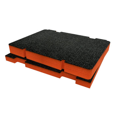 Shadow Foam Toughbuilt StackTech Large Tool Box Foam Inserts (Orange 50mm)