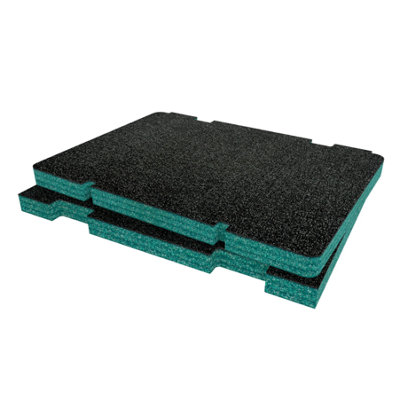 Shadow Foam Toughbuilt StackTech Large Tool Box Foam Inserts (Teal 30mm)