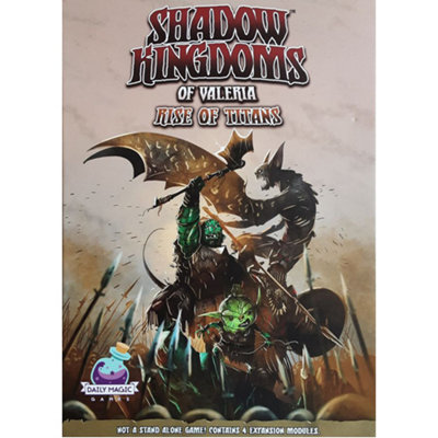 Shadow Kingdoms Of Valeria Expansion: Rise Of Titans - Brand New and Sealed