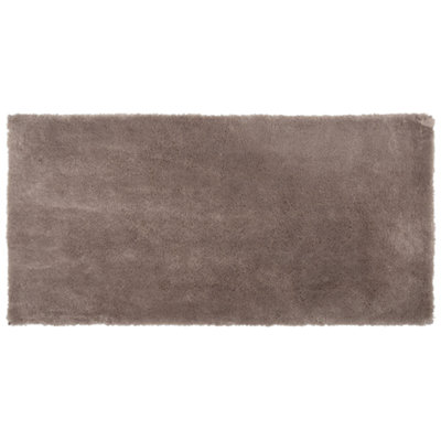 Shaggy Area Rug 80 x 150 cm Light Brown EVREN