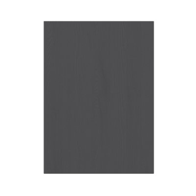 Shaker End Panel Oak Grain Graphite 5 Piece Foil Wrapped Plain 900x650