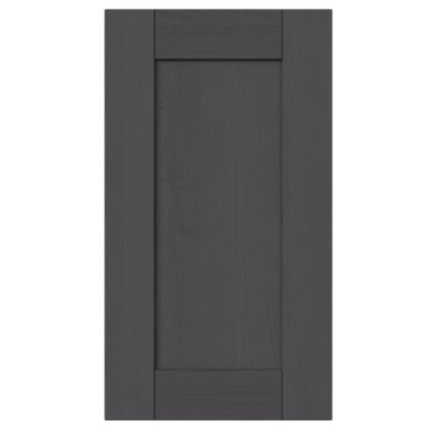 Shaker Kitchen Door Oak Grain Graphite 5 Piece Foil Wrapped Undrilled ...