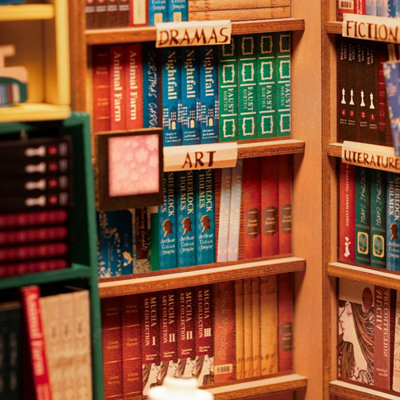 Shakespeare Bookstore Book Nook Construction Kit