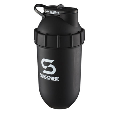 ShakeSphere Tumbler Protein Shaker Frosted Black (700ml)