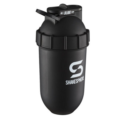ShakeSphere Tumbler Protein Shaker Frosted Black (700ml)