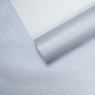 Shale Blue Grey Wallpaper Textured Plain Grain Effect Metallic Arthouse ...