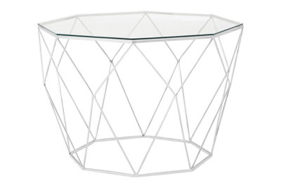 Shalimar Octagonal Silver Coffee Table