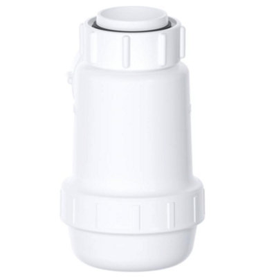 Shallow Bottle Trap 40mm 1-1/2" with Anti-Slip Ring, Space Saving 38mm ...
