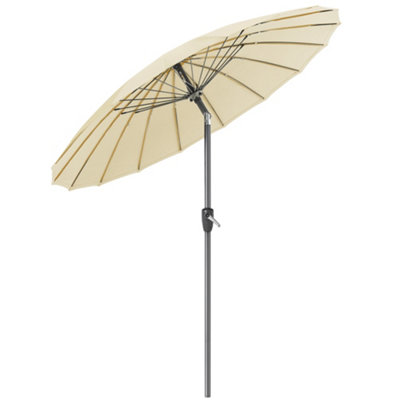 Shanghai Parasol With Tilt 2m - Cream