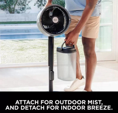 Shark FlexBreeze Pro Mist Fan FA300UK, 4-in-1 Indoor Outdoor Fan ...