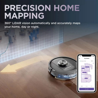 Shark RV2800YEUK POWERDETECT Robot Vacuum Mop, Self-Empty & Self-Refill ...