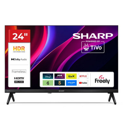 SHARP 24HE2245K 24 Inch Full HD TiVo Smart TV Frameless