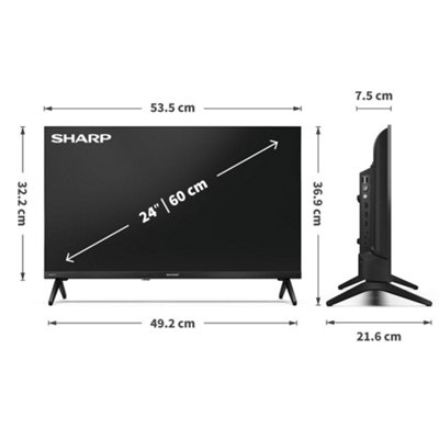 SHARP 24HE2245K 24 Inch Full HD TiVo Smart TV Frameless