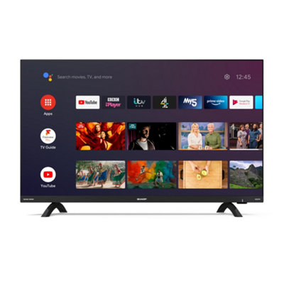 Sharp 32" Frameless LED Smart Android TV with Built-In Harman Kardon ...