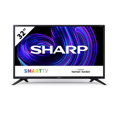 Sharp 32EE2K 32" Inch Smart HD TV with Freeview Play HD, Harman Kardon ...