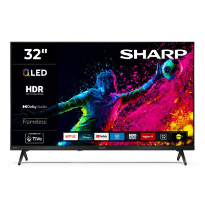 SHARP 32HE3245K 32 Inch HD TiVo Smart QLED TV Frameless