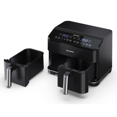 SHARP AF-GD82AU-B 8 Litre Dual Drawer Air Fryer