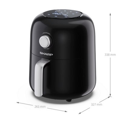SHARP AF-GS404AU-B 4 Litre Air Fryer with Digital Control Panel