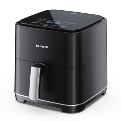 SHARP AF-GS552AU-B 5.5L Air Fryer with Digital Control Panel at B&Q